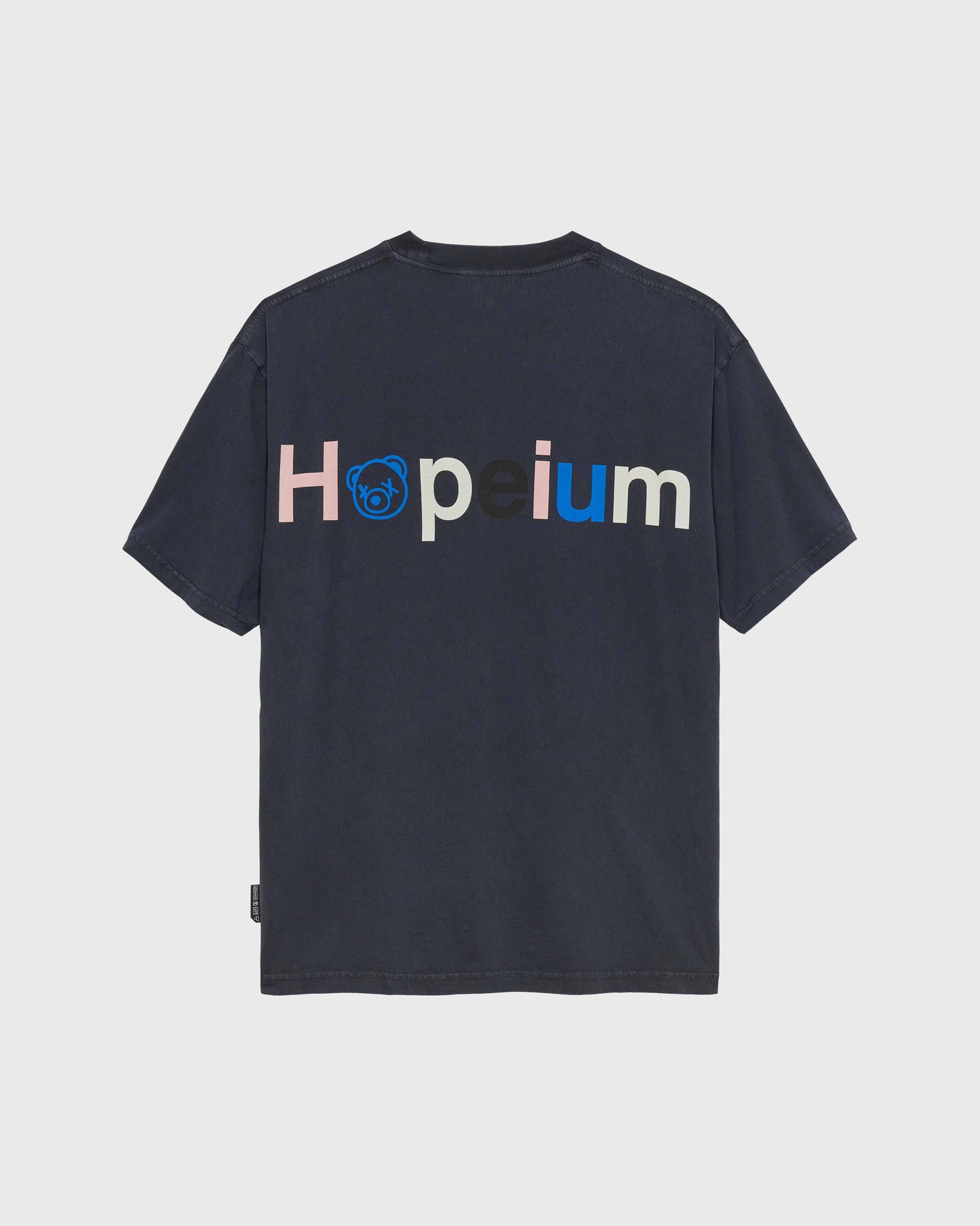 LOGO TEE BLACK WITH MULTI CLR – Hopeium Store